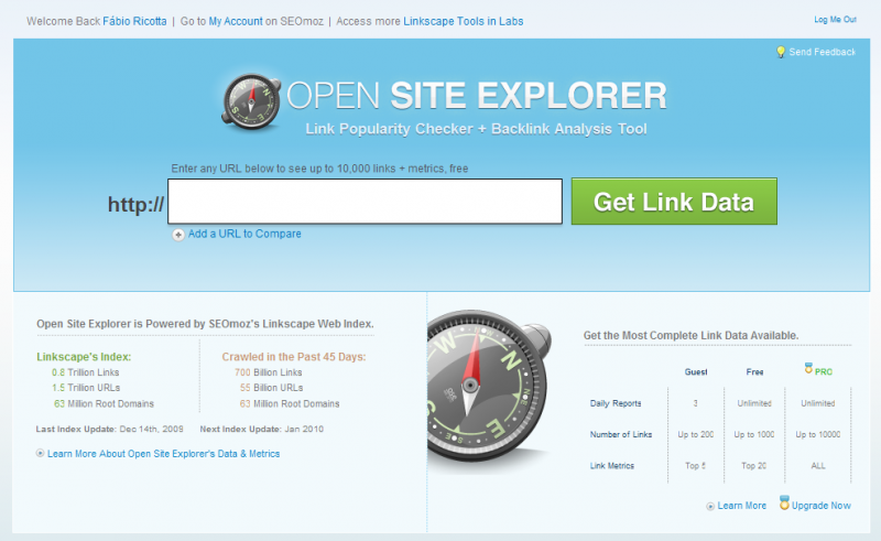 SEOmoz lança a Open Site Explorer | Agência Mestre