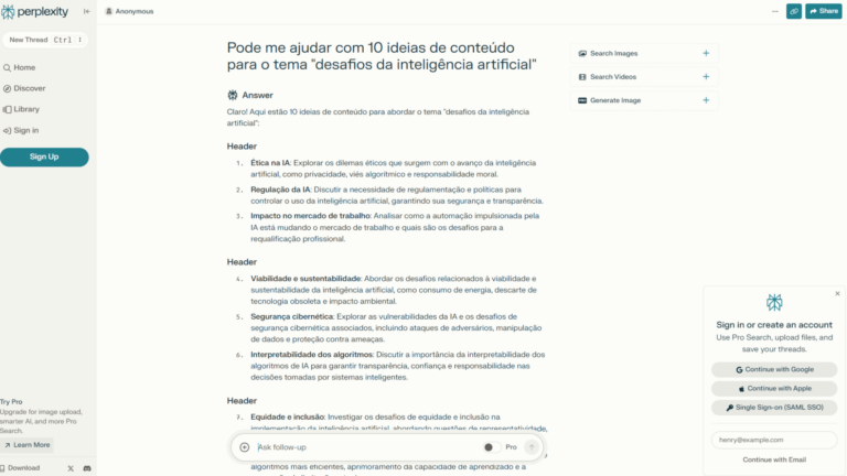 Perplexity AI: Conheça o Novo Buscador IA